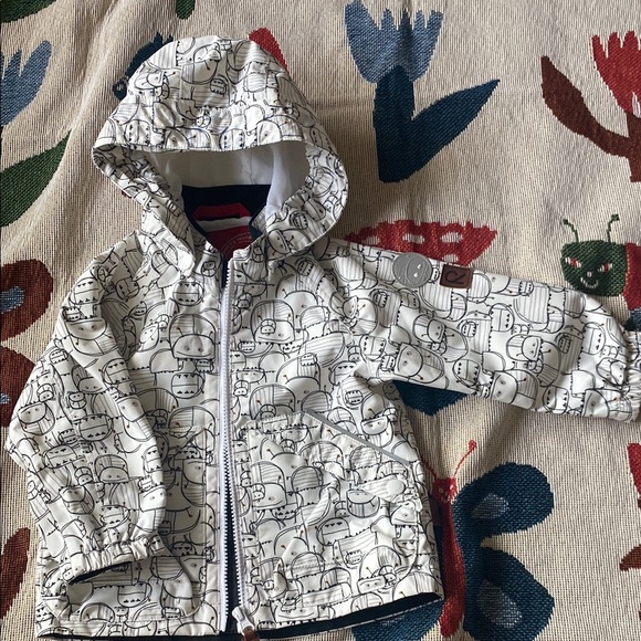 Reima | Jackets & Coats | Reima Doodle Graphic Raincoat | Poshmark